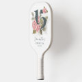 15th Birthday Quinceanera Pink Floral Pickleball Paddle | Zazzle