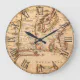 1600s New England Map of Native American Tribes Large Clock | Zazzle