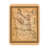 1600s New England Map of Native American Tribes Magnet | Zazzle