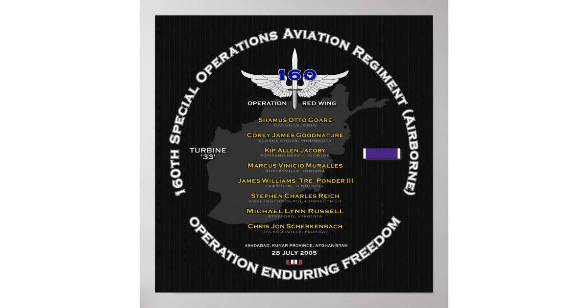 160th SOAR Mem1 Poster | Zazzle