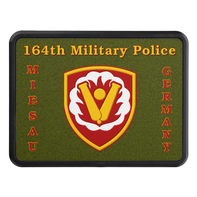 164th Military Police Miesau Germany Hitch Cover | Zazzle
