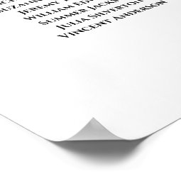 16 Table Eucalyptus Sprigs Wedding Seating Chart | Zazzle