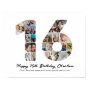 16th Birthday Number 16 Photo Collage Picture Poster | Zazzle