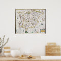 16th Century Map of Iberia Poster | Zazzle