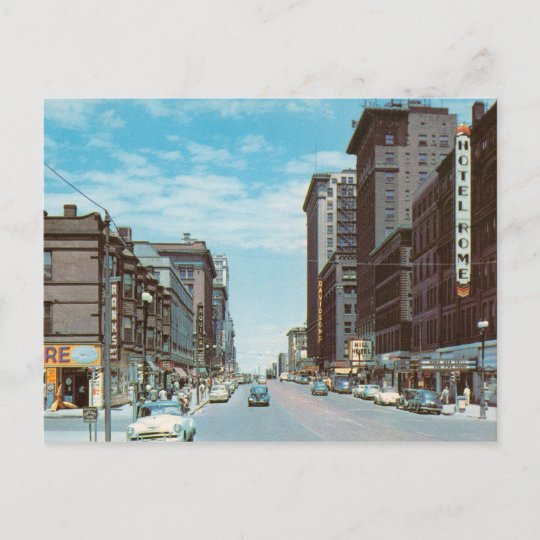 16th St., Omaha, Nebraska Vintage Postcard | Zazzle.com