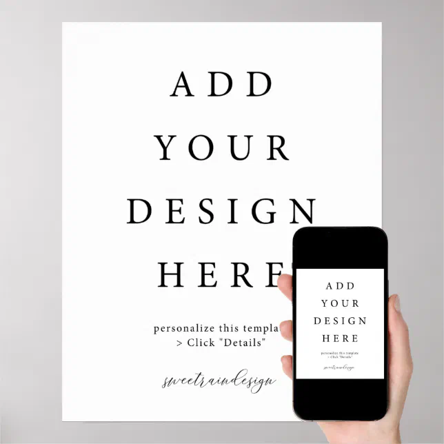 16x20" Vertical/Portrait Poster Sign | Zazzle