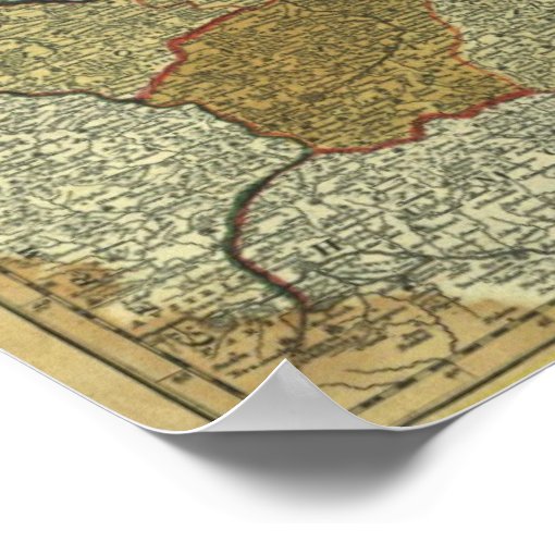 1739 Map of Poland Poster | Zazzle