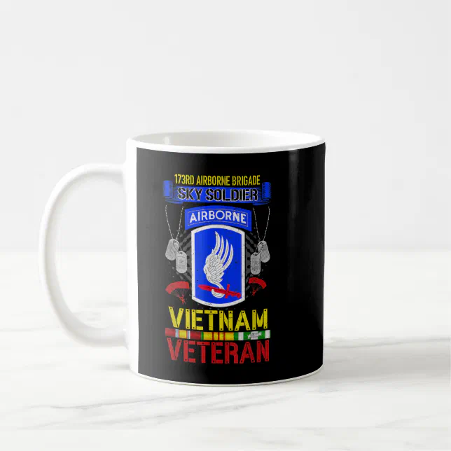 173rd Airborne Brigade Vietnam Veteran Shirt Sky S Coffee Mug | Zazzle