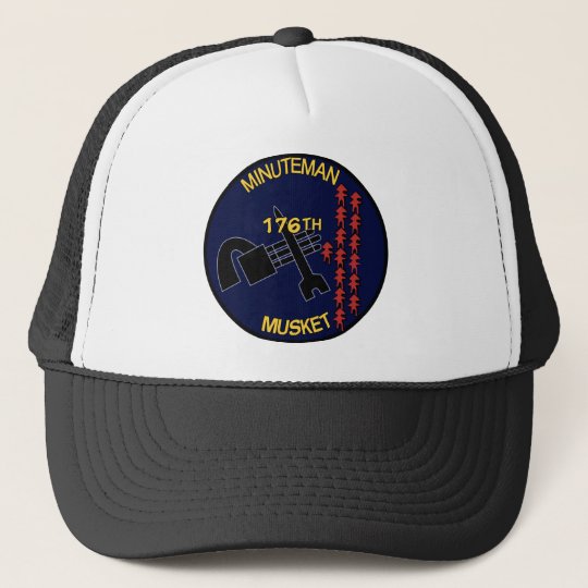 176th AHC Minuteman Musket Trucker Hat | Zazzle.com