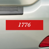 1776 BUMPER STICKER | Zazzle