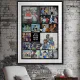 17 Photo Collage and Text - Can Edit Black Poster | Zazzle
