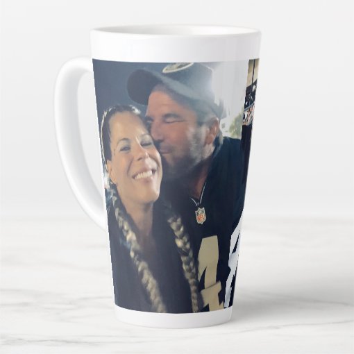 17oz Latte Love Custom Photo Mug By Zazz_it | Zazzle
