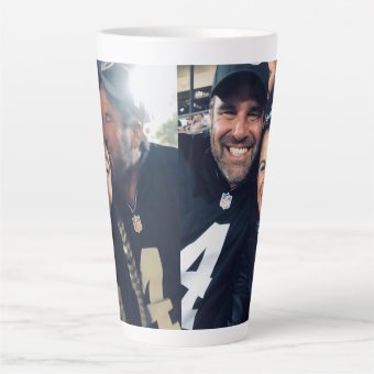 17oz Latte Love Custom Photo Mug By Zazz_it | Zazzle