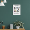 17th Birthday Anniversary Number 17 Photo Collage Poster | Zazzle