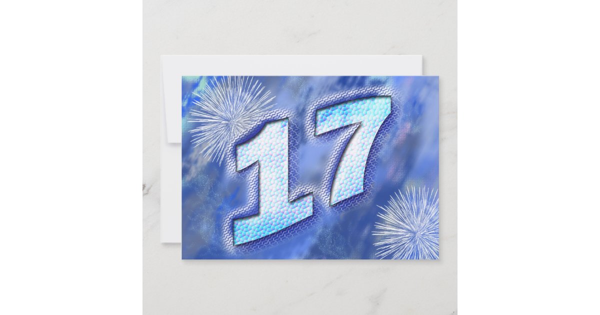 17th Birthday Party Invitation | Zazzle
