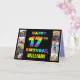 17th Birthday: Rainbow Text, Custom Photos & Name Card | Zazzle