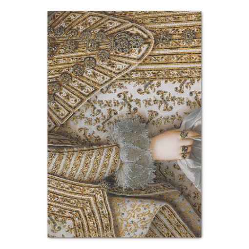 17th Century Royal Dress Tissue Paper | Zazzle