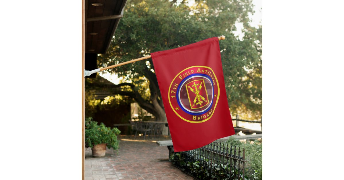 17th Field Artillery Brigade “Thunderbolt” House Flag | Zazzle