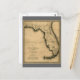 1823 Map of Florida Postcard | Zazzle