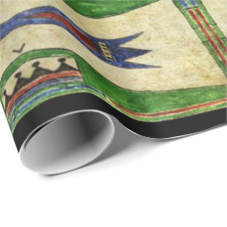1880's Cheyenne Parfleche Design Wrapping Paper | Zazzle