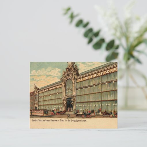 1890s vintage Berlin Victorian department store Postcard | Zazzle