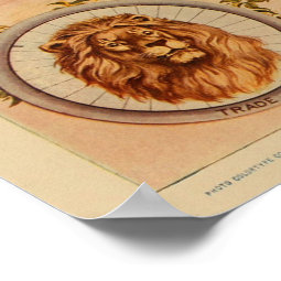 1896 Vintage Color Monarch Bicycles Ad Art Poster | Zazzle