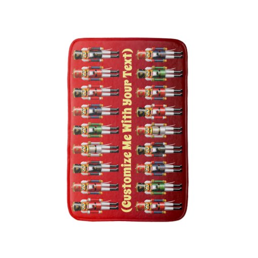 18 Nutty Nutcracker Soldiers Bathroom Mat | Zazzle