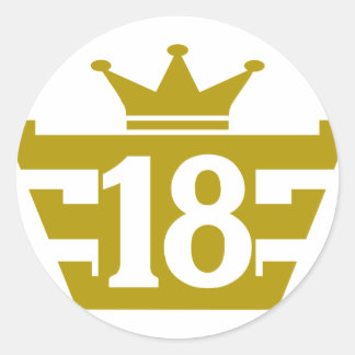 Number 18 Stickers | Zazzle