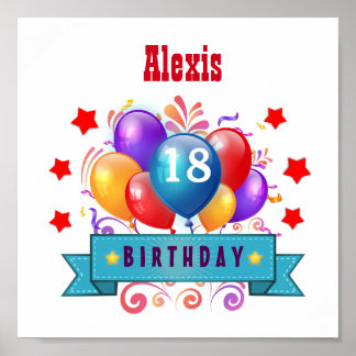 18th Birthday Posters | Zazzle