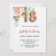 18th birthday floral rose gold eucalyptus luxury invitation | Zazzle
