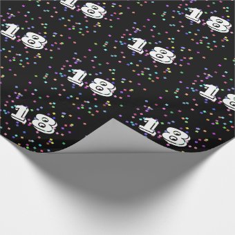 18th Birthday Gift Wrap Wrapping Paper | Zazzle