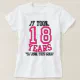 18th Birthday TSHIRT | Zazzle