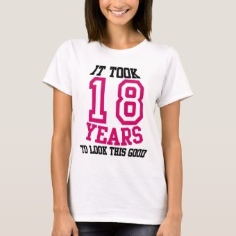 18th Birthday TSHIRT | Zazzle