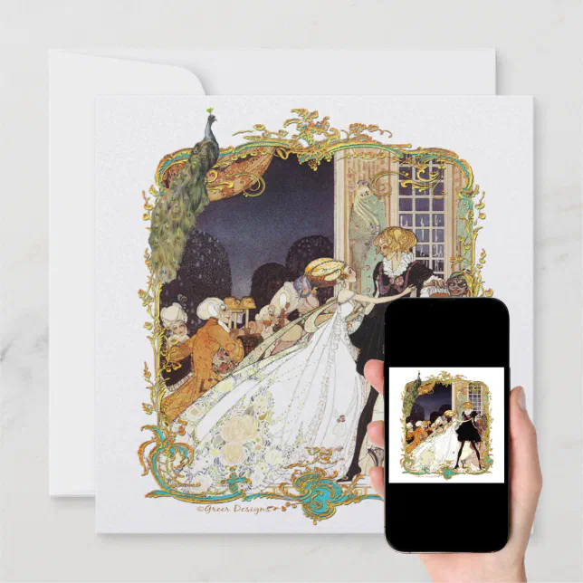18th Century Wedding/Costume Ball Invitation | Zazzle