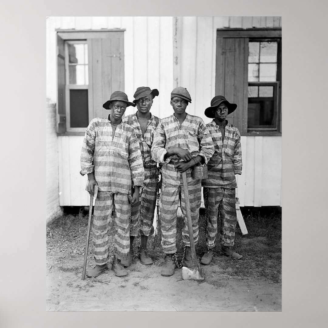 1900 Southern Chain Gang Poster | Zazzle