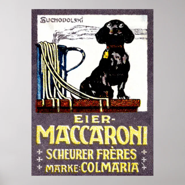 1910 Maccaroni Poster | Zazzle
