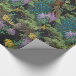 1910 Vintage Wallpaper The Cedar Tree Wrapping Paper | Zazzle