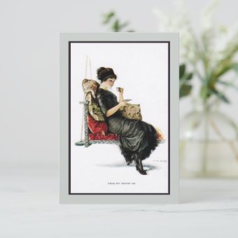 1910s Porch Swing Tea Party Invitation | Zazzle