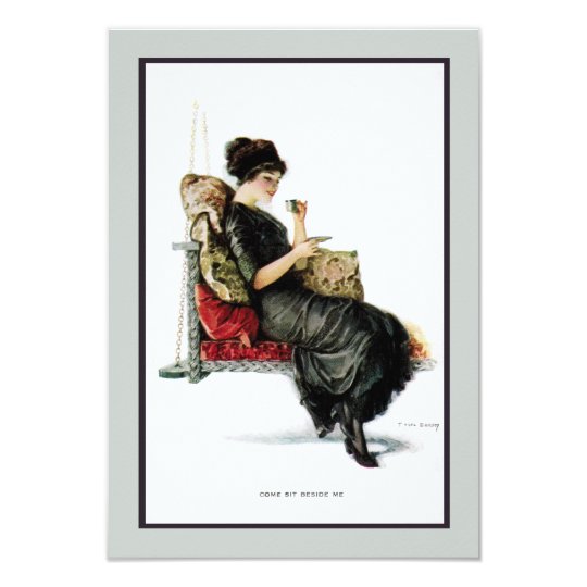 1910s Porch Swing Tea Party Invitation | Zazzle.com