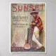 1914! sunset MAGAZINE COVER ART Poster | Zazzle