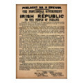 1916 Irish Proclamation - Original Copy Poster | Zazzle