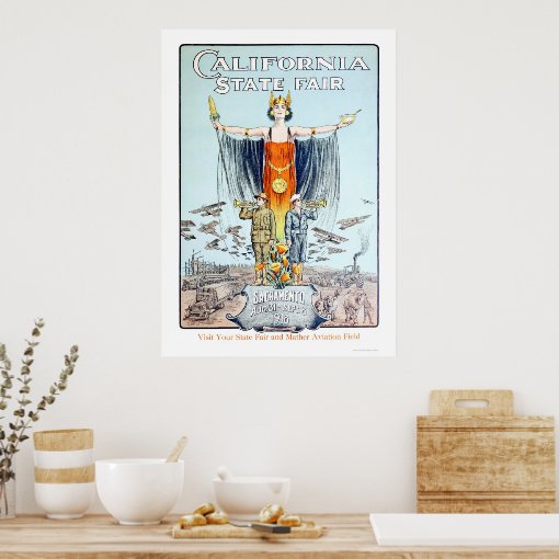 1918 California State Fair Poster | Zazzle