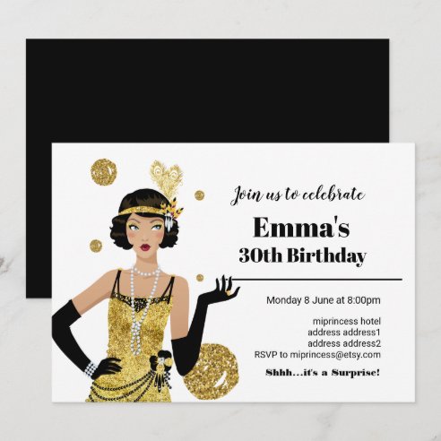 1920s Party Invitations | Zazzle