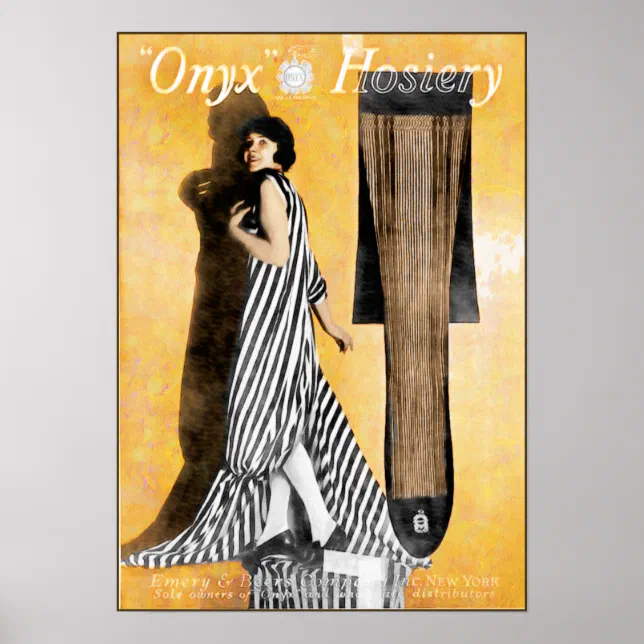 1920 Hosiery Ad - Cute and Artistic Poster | Zazzle