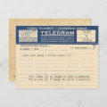 1920 Postal Telegram (Postcard) Postcard | Zazzle