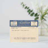 1920 Postal Telegram (Postcard) Postcard | Zazzle