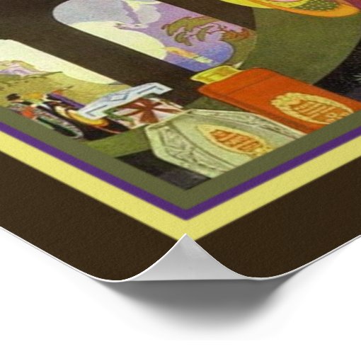 1920's Art Deco Ad for Mavis Perfume Poster | Zazzle