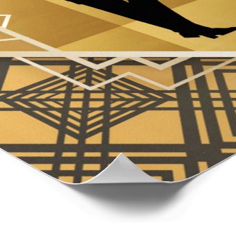 1920's Art Deco. Flapper. Poster | Zazzle