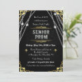 1920s Art Deco Senior Prom Invitation | Zazzle