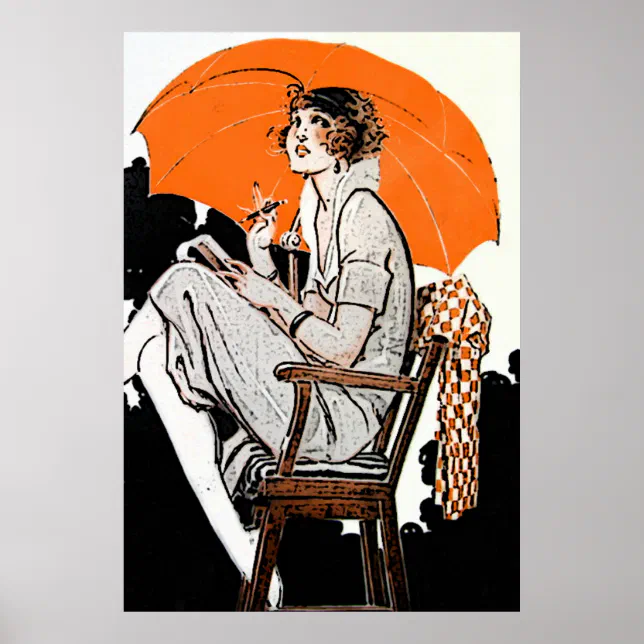 1920s Flapper Fashion Poster | Zazzle